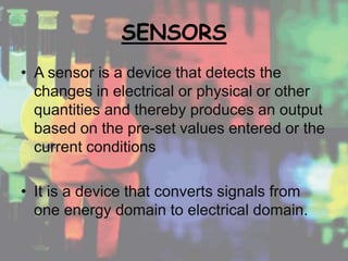 Sensors: REMOTE SENSING | PPTX
