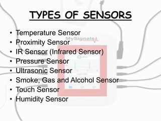 Sensors: REMOTE SENSING | PPTX