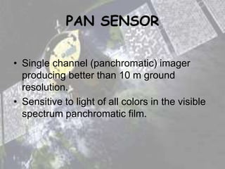 Sensors: REMOTE SENSING | PPTX
