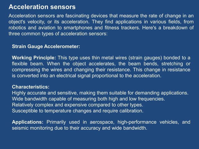 Different types of Sensors used in Mechatronics.ppt | Physics | Science