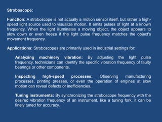 Different types of Sensors used in Mechatronics.ppt
