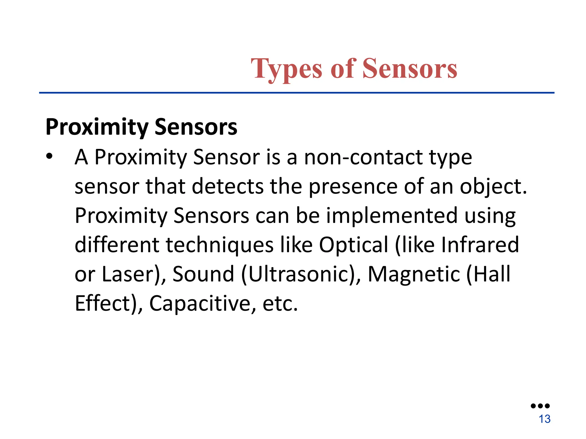 Sensors and actuators presentation: Classification, Types, Actuators | PPTX