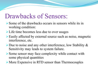 Basic Sensors Technology | PPTX