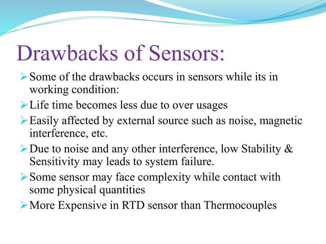 Basic Sensors Technology | PPTX | Internet of Things | Internet
