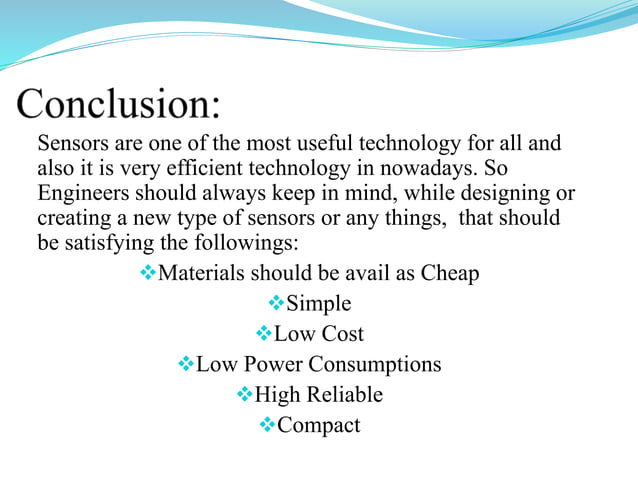 Basic Sensors Technology | PPTX | Internet of Things | Internet