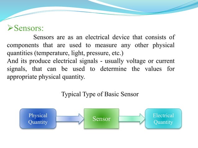 Basic Sensors Technology | PPTX | Internet of Things | Internet