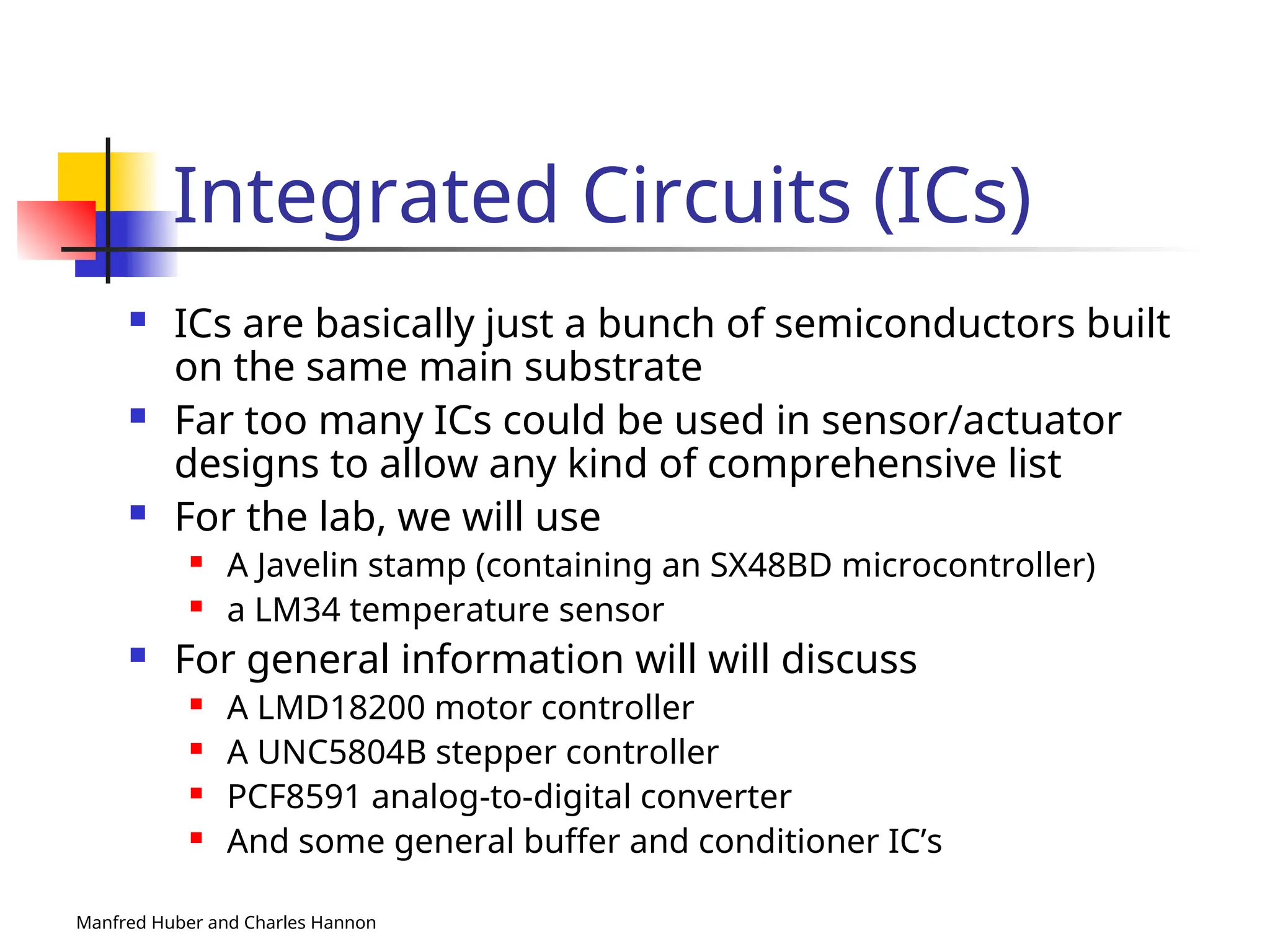 Sensors in Electronics presentation slides | PPT