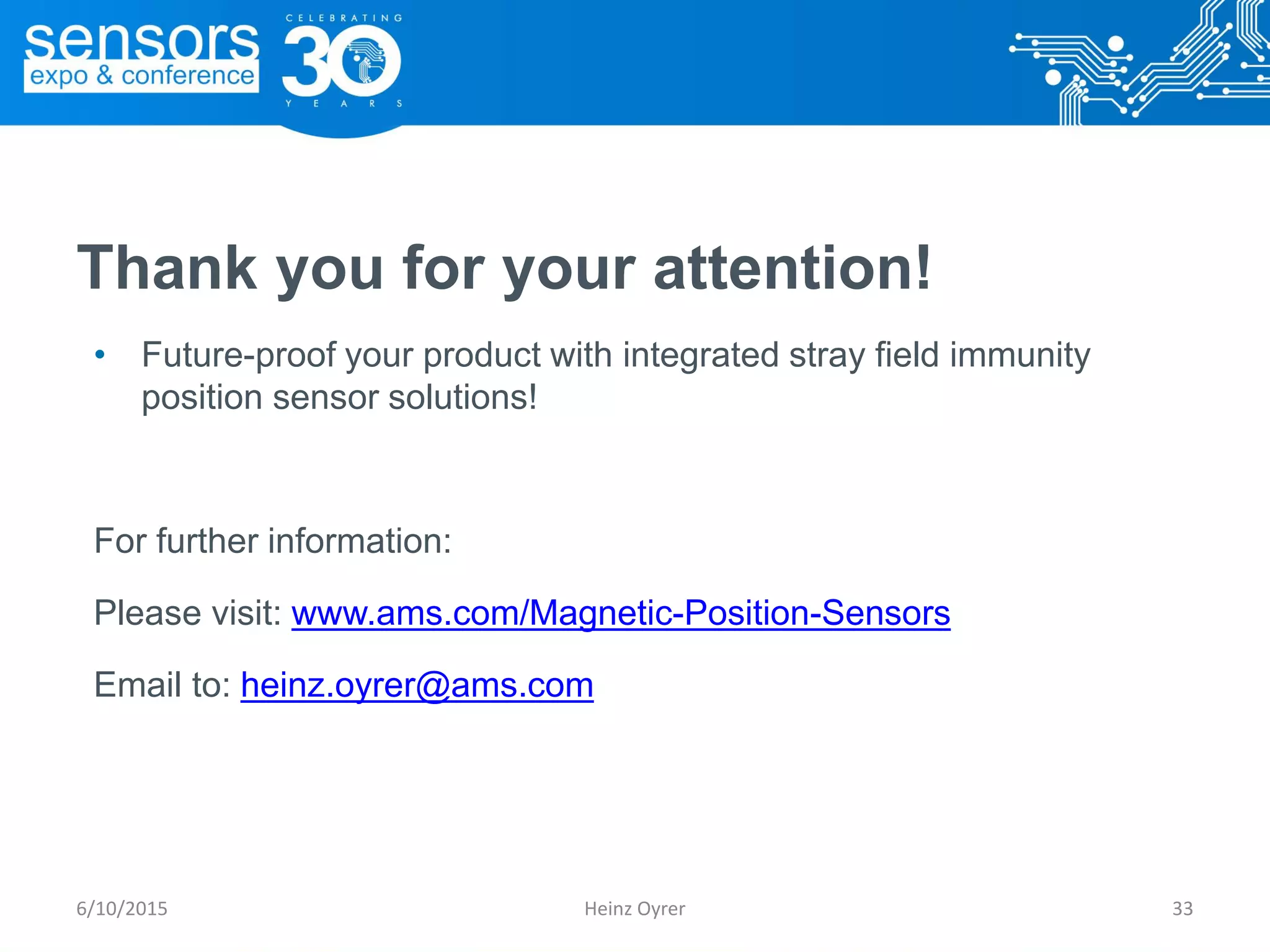 Solving the Challenge of Stray Field Immunity for Safety-Critical ...