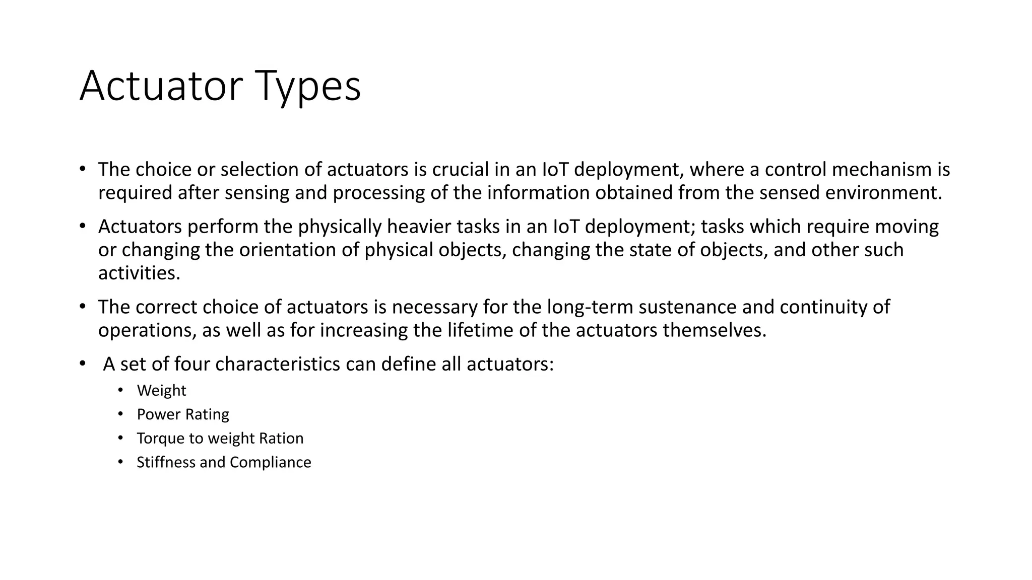 Sensors And Actuators Functional Blocks Of Iot Pptx