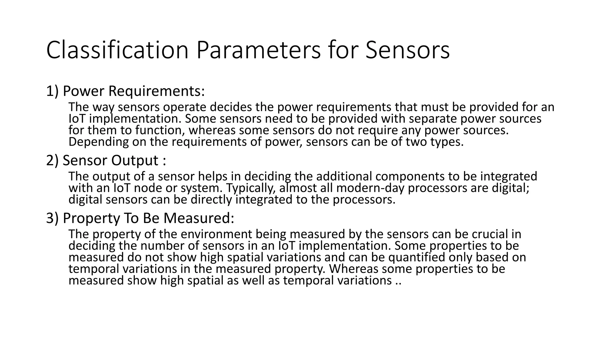 Sensors & Actuators - Functional blocks of IOT | PPTX