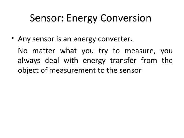 Sensors & Actuators | PPT | Computer Networking | Computing