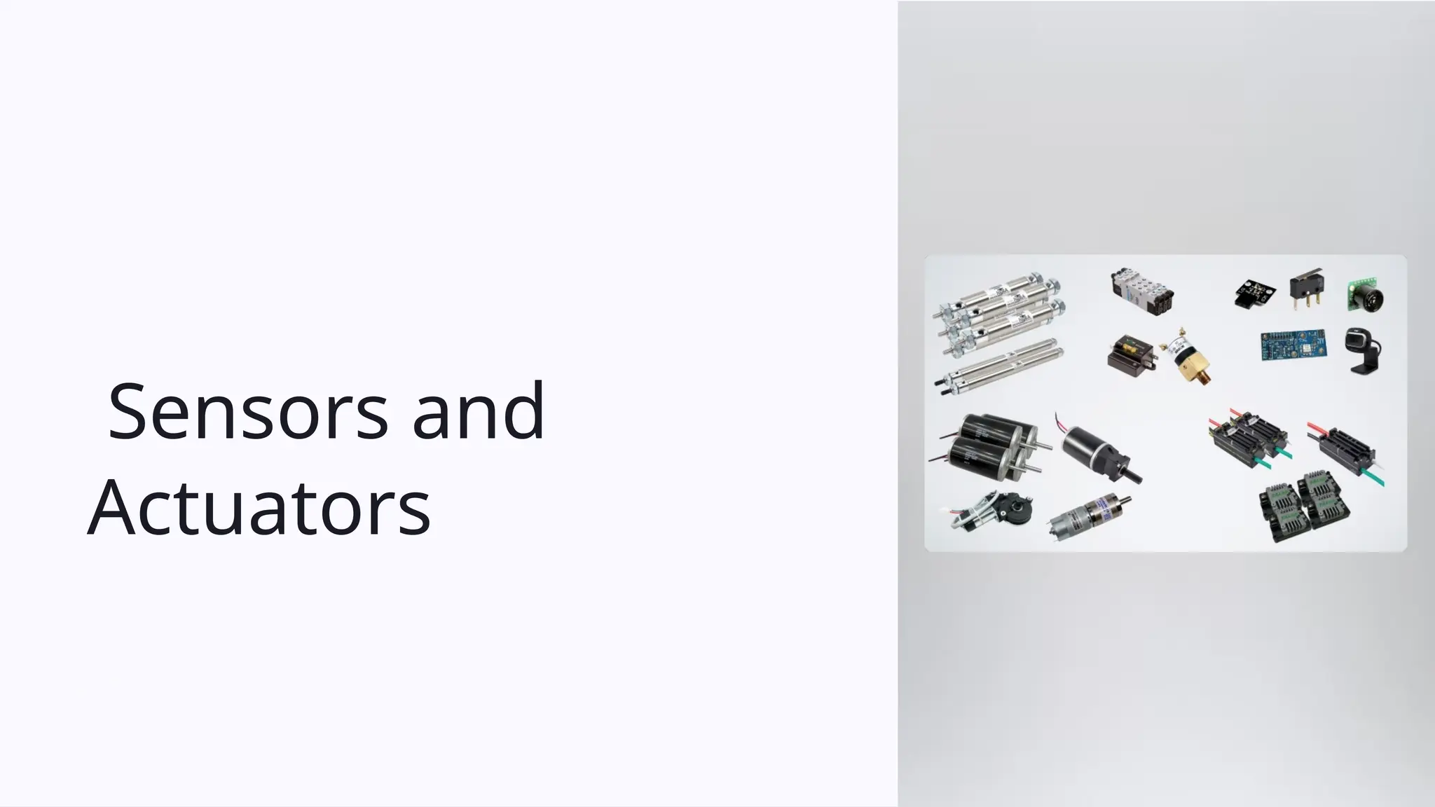 sensors and actuator electrical subject. | PPTX