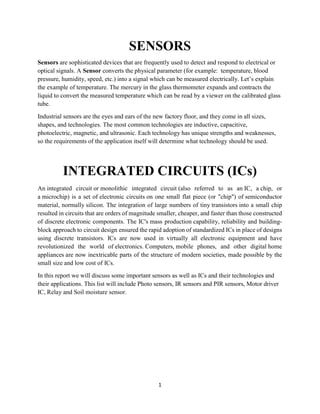Sensors and ics | PDF