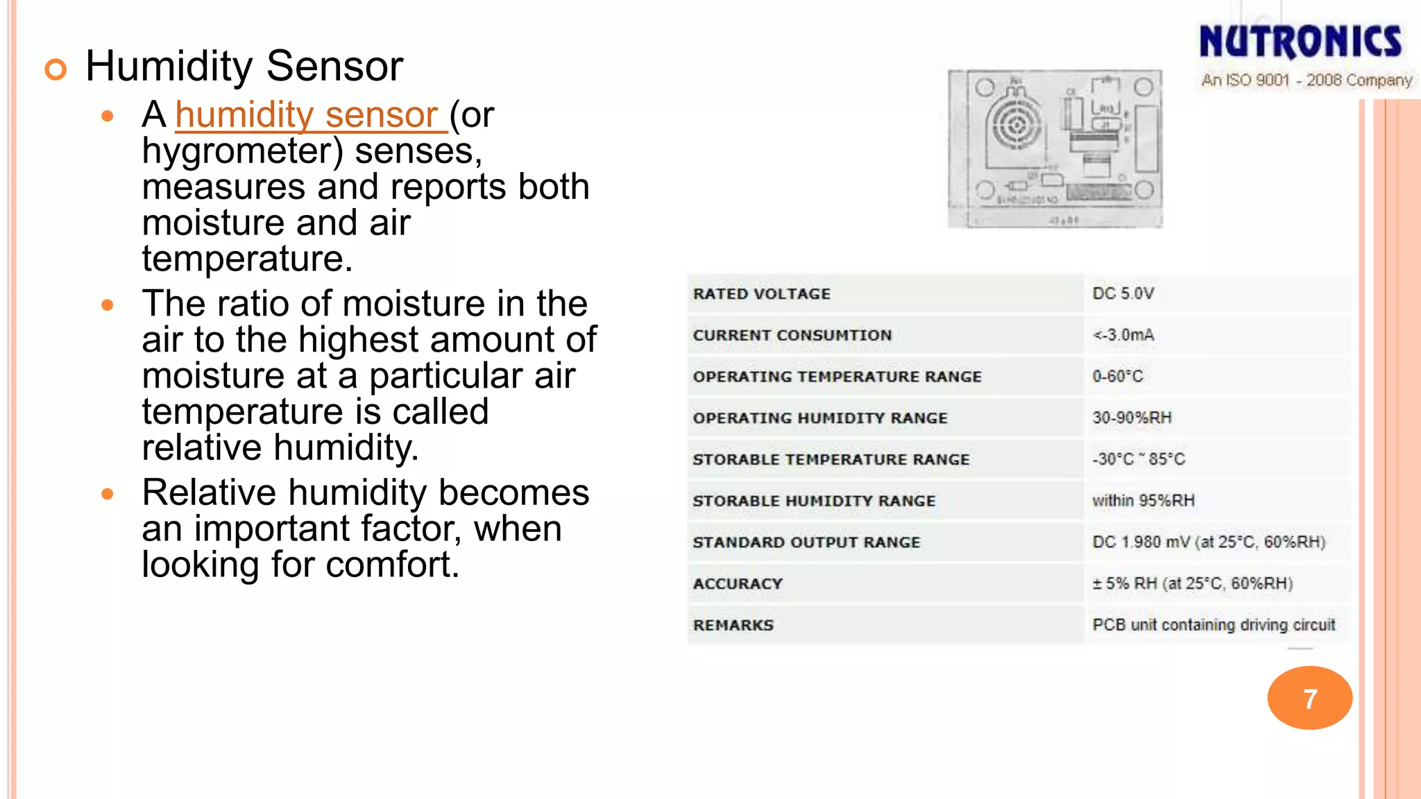 Sensors and its types | PPTX