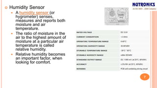 Sensors and its types | PPTX | Physics | Science