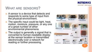 Sensors and its types | PPT