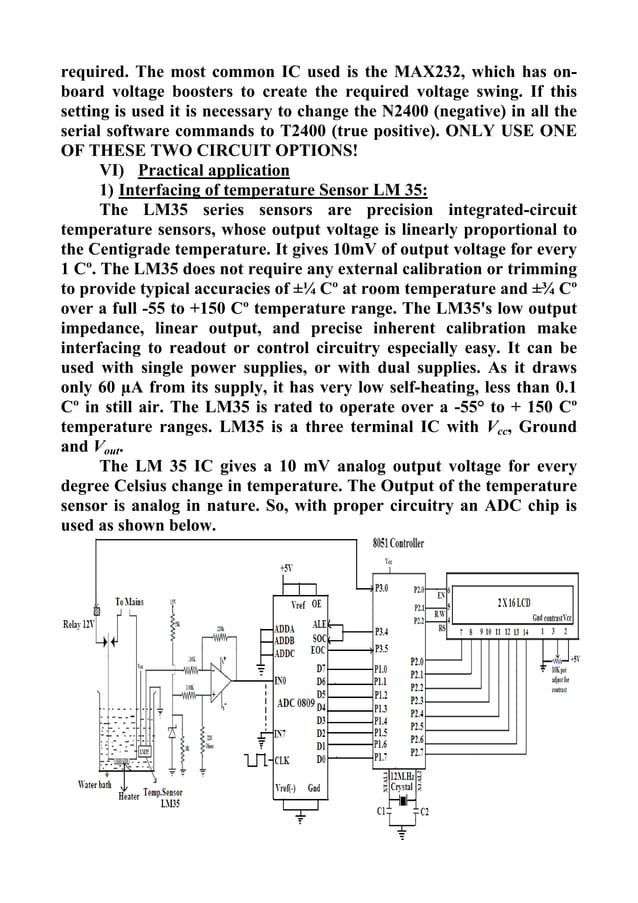 Sensors And Microcontroller Interfacing Pdf Computer Peripherals Computing