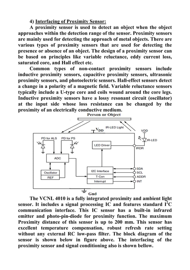 Sensors And Microcontroller Interfacing Pdf Computer Peripherals Computing