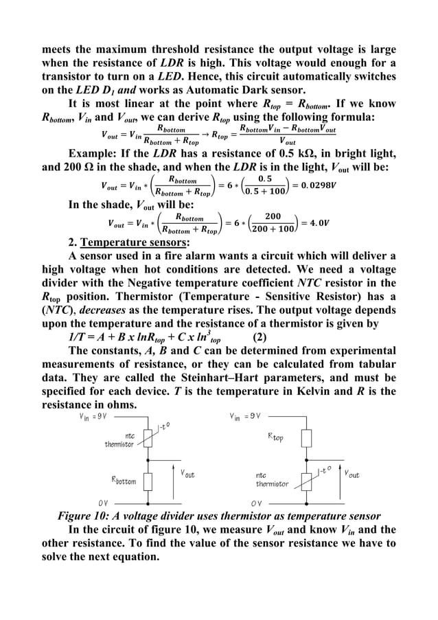 Sensors And Microcontroller Interfacing Pdf Computer Peripherals Computing