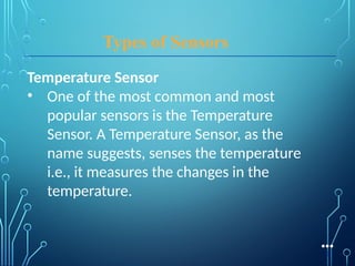 sensors, by - Rishi Kant yadav.....pptx. | PPTX