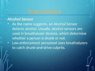 sensors, by - Rishi Kant yadav.....pptx. | PPTX | Internet of Things ...