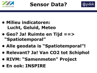 Sensor SDI in PDOK with Smart Emission Platform | PPT