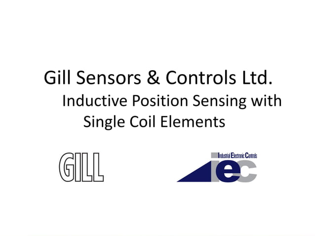 Inductive Position Sensing With Single Coil Elements | PPT