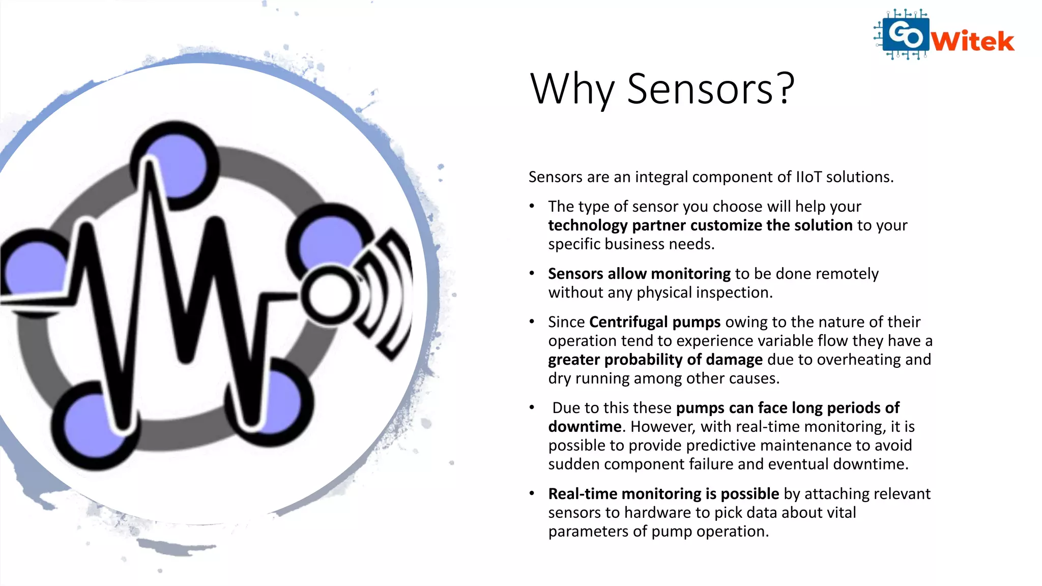 Sensors for industrial centrifugal pumps | PPT