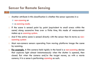 Sensors for remote sensing | PDF