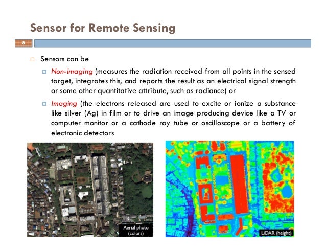 Sensors for remote sensing