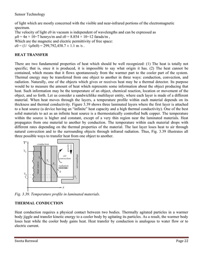 Sensors fundamentals and characteristics, physical principle of sensing ...
