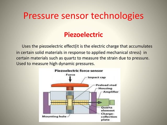 Working Principals of Various Sensors | PPTX