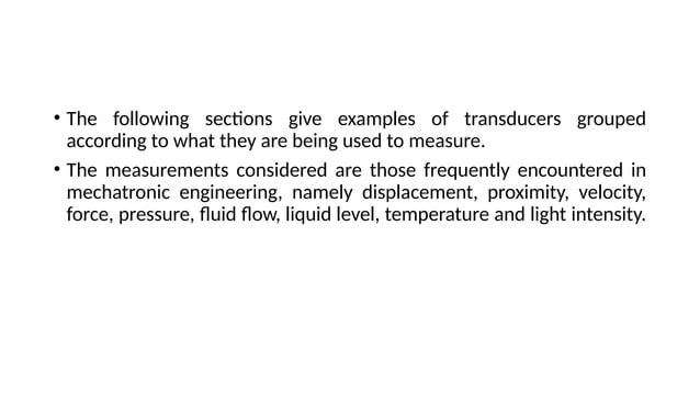 introduction to mechatronics Sensors I.pptx