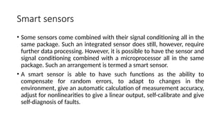 introduction to mechatronics Sensors I.pptx