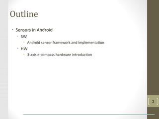 Android Sensor System | PPT | Operating Systems | Computer Software and ...