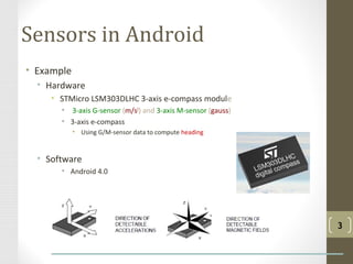 Android Sensor System | PPT | Operating Systems | Computer Software and ...