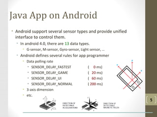 Android Sensor System | PPT | Operating Systems | Computer Software and ...