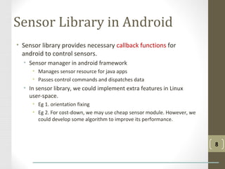 Android Sensor System | PPT | Operating Systems | Computer Software and ...