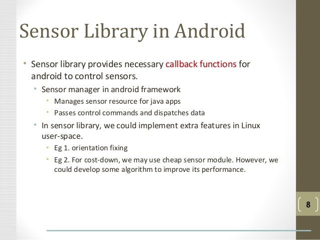 Android Sensor System