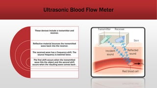 Blood Flow Sensors and Meters with their working | PPT