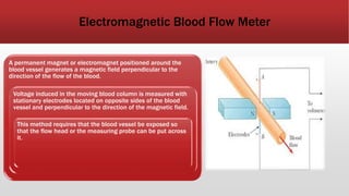 Blood Flow Sensors and Meters with their working | PPT