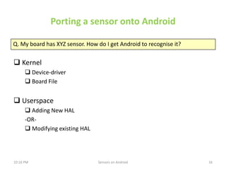 Sensors on android | PDF
