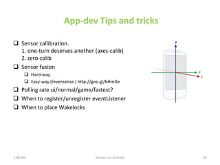 Sensors on android | PDF