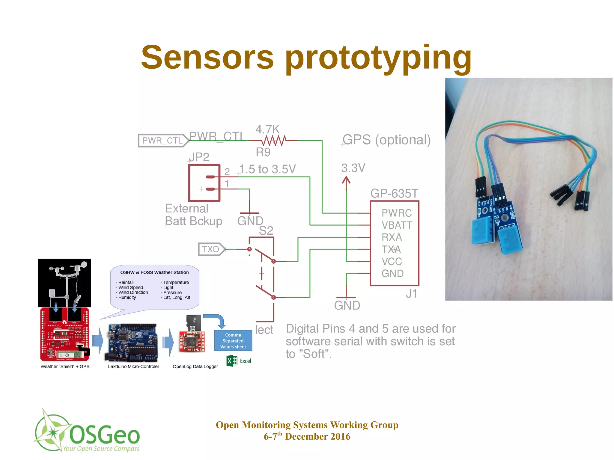 Sensors Arduino RaspberryPI connect | ODP