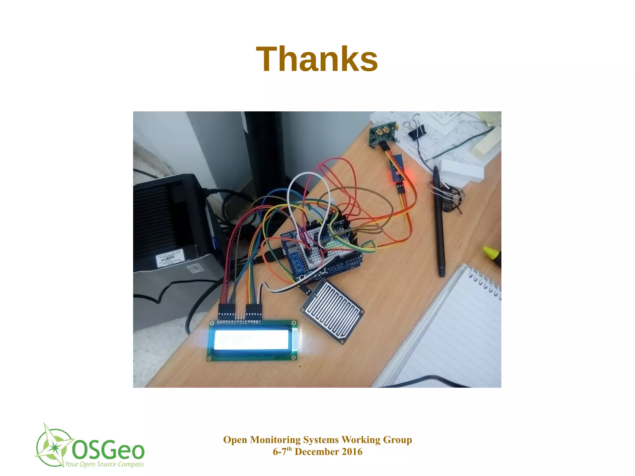 Sensors Arduino RaspberryPI connect | ODP