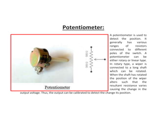 Sensors and transducers Working,Applications | PPT
