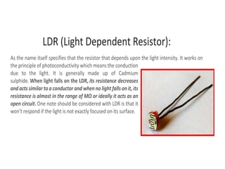 Sensors and transducers Working,Applications | PPT