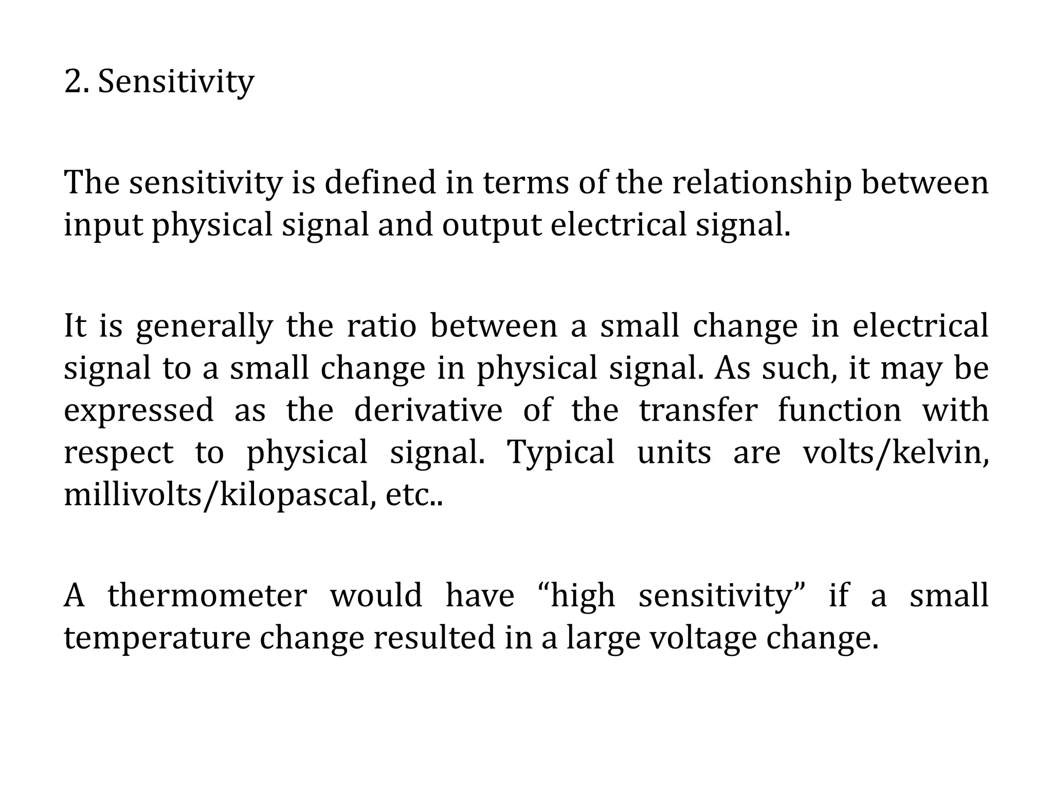 Sensors for Engineering Applications | PPTX