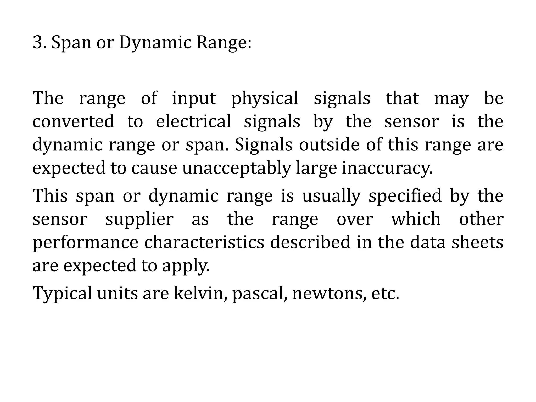 Sensors for Engineering Applications | PPTX
