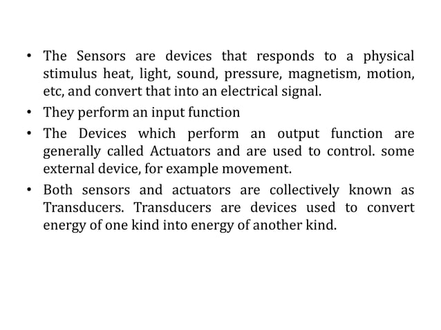 Sensors for Engineering Applications | PPTX | Computer Networking ...